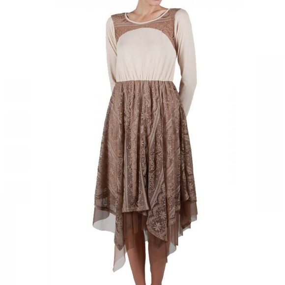 Ryu | Dresses | Womens Ryu Tulle Lace Tea Dress Modcloth Anthro | Poshmark